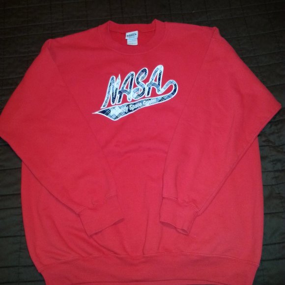 Nasa | Sweaters | Vintage Nasa Space Center Sweatshirt Sweater Kennedy ...
